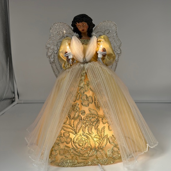 Holiday Lane | Holiday | Holiday Lane Lighted Angel Tree Topper With ...